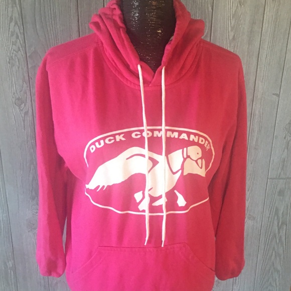 Duck Commander | Tops | Duck Commander Pink Sweatshirt Hoodie Size S ...